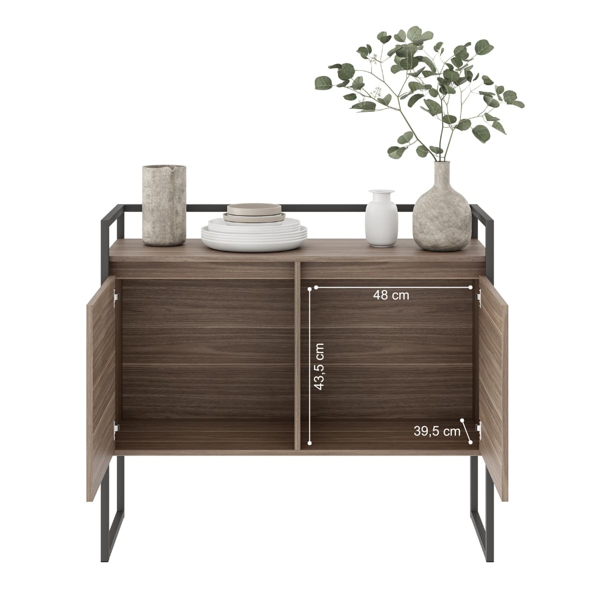 Aparador Compacto Metalic Affara