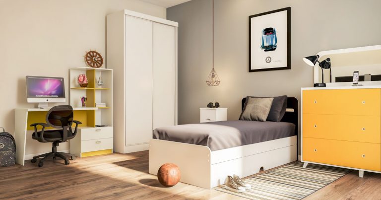 +21 Quartos de Solteiro para se inspirar | Blog da Mobly