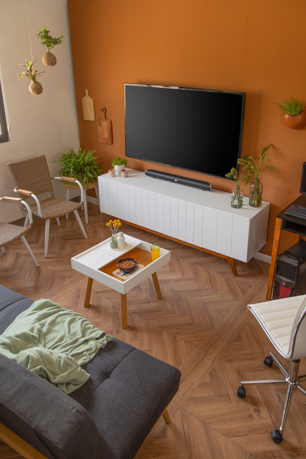 Tons de laranja: +20 ideias para usar na decoração | Mobly